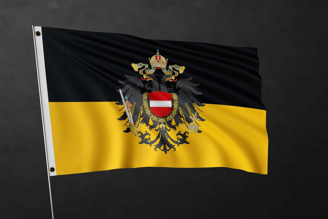 Austrian Empire Flag Banner | Historical Flags | High Quality Materials ...