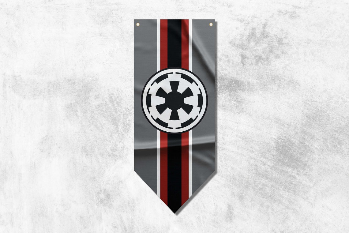 Galactic Empire Pennant Flag Banner High Quality Materials - Etsy