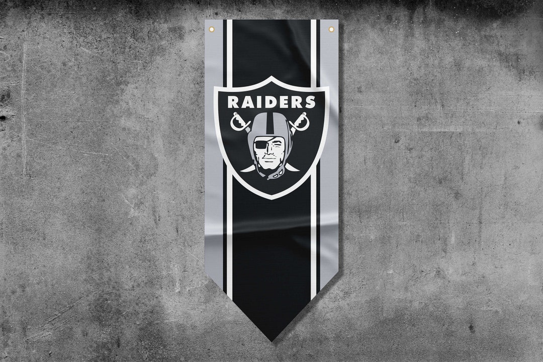 Las Vegas Raiders Pennant Flag Banner | Football Team Banner | High ...