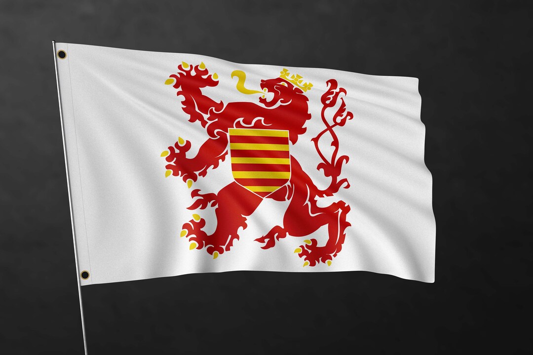 Limburg Flag Banner | Belgium Region Flags | High Quality Materials - Etsy