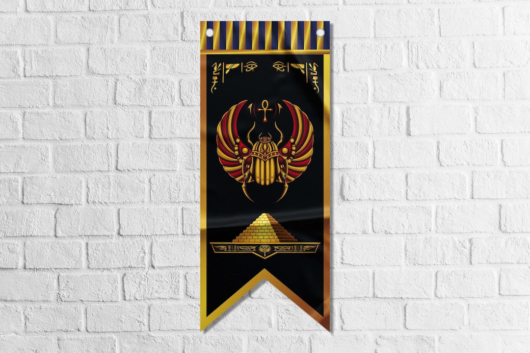 Ancient Egypt Banner | Scarab Symbol Wall Hanging | Egyptian Empire ...