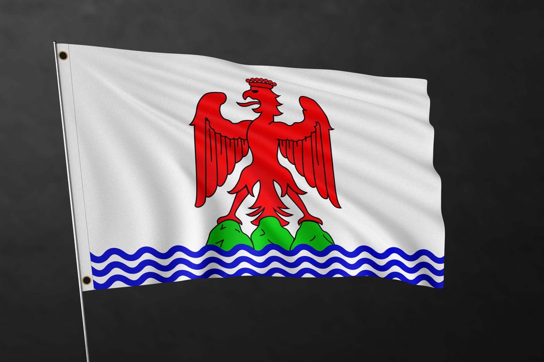 Drapeau de Nice | Drapeaux de la région de la France | Matériaux de ...