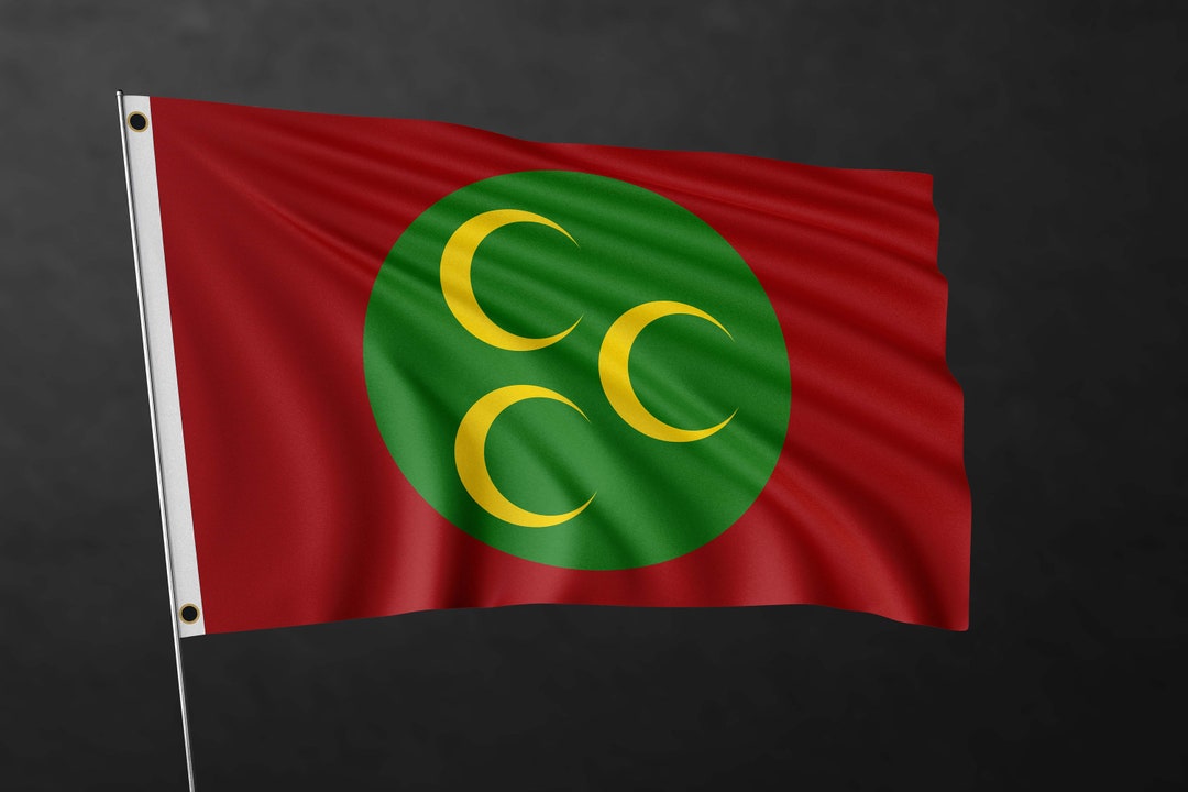 Ottoman Empire 1517 1844 Flag Banner Historical Flags High Quality Materials Etsy