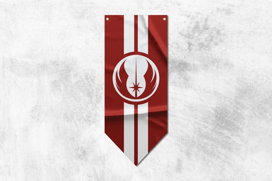 Jedi Order Pennant Flag Banner | High Quality Materials | Size: 50x120 ...