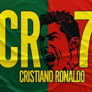 Cristiano Ronaldo Flag Banner | High Quality Materials - Etsy