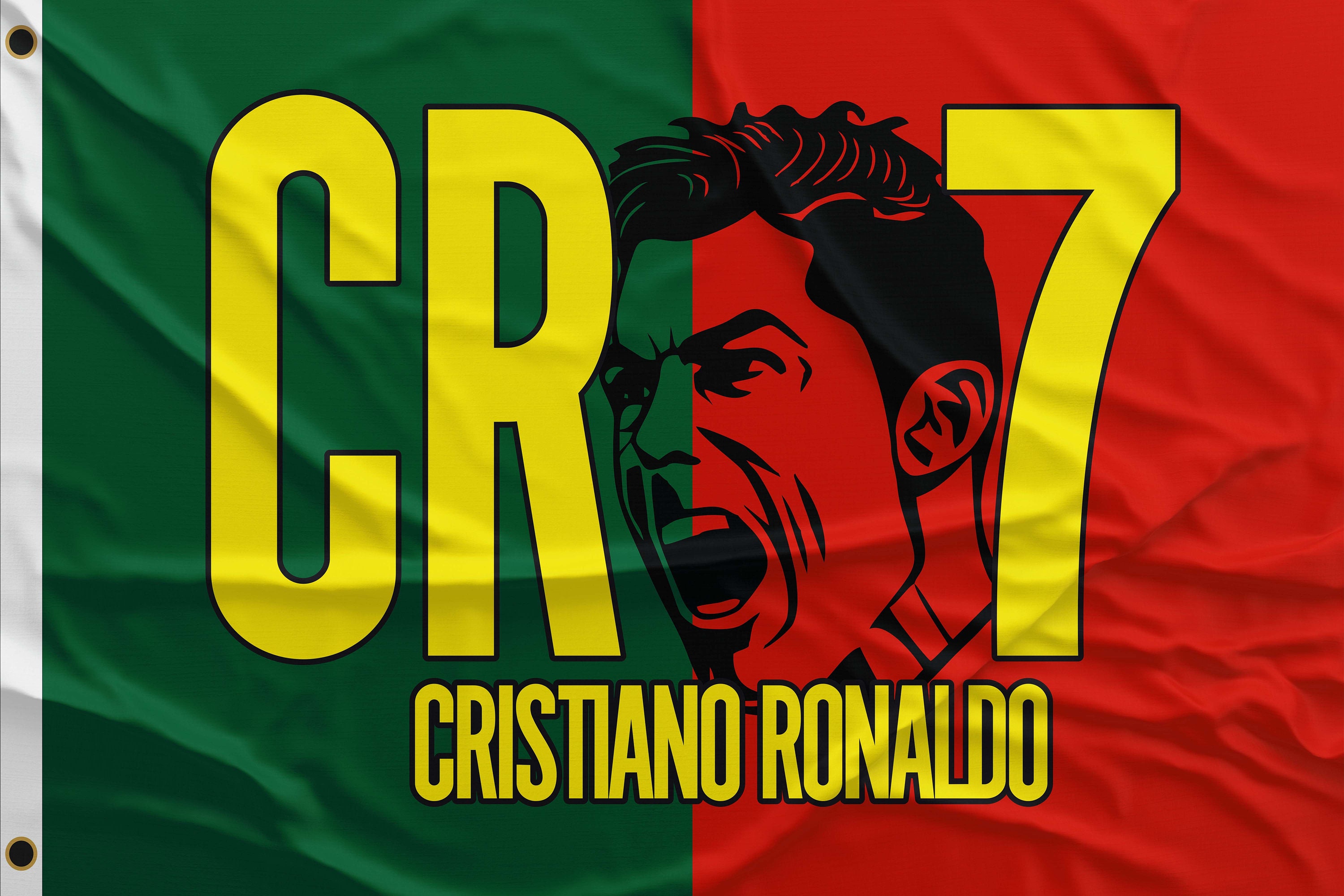 Cristiano Ronaldo Flag Banner | High Quality Materials - Etsy