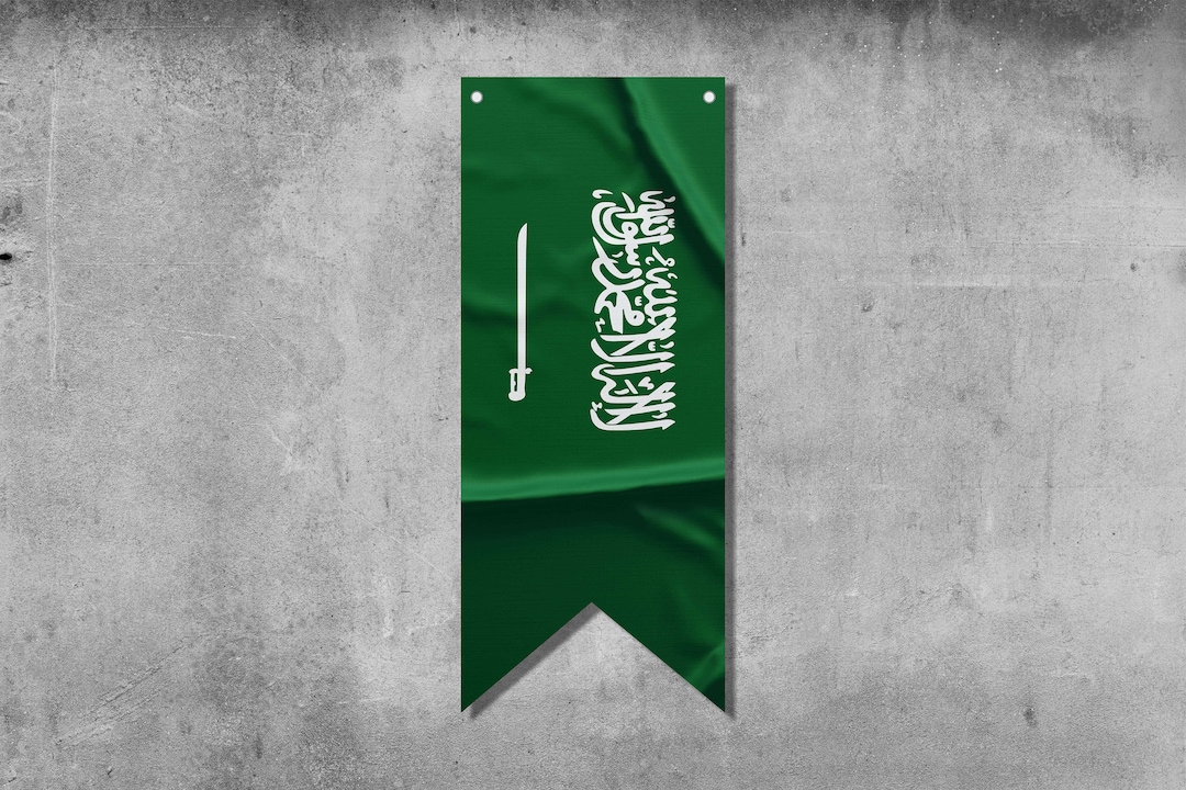 Saudi Arabia Pennant Flag Banner | Country Flag Banner | High Quality ...