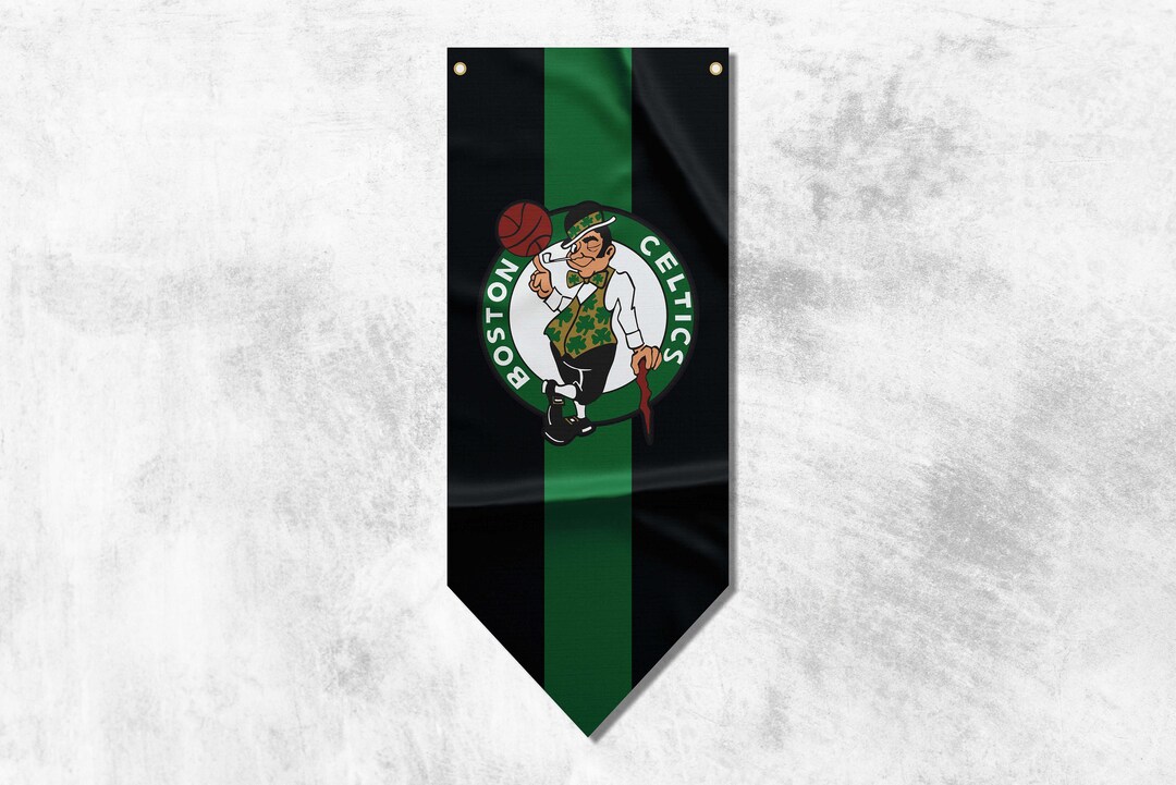 Boston Celtics Pennant Flag Banner | Basketball Banner | High Quality ...