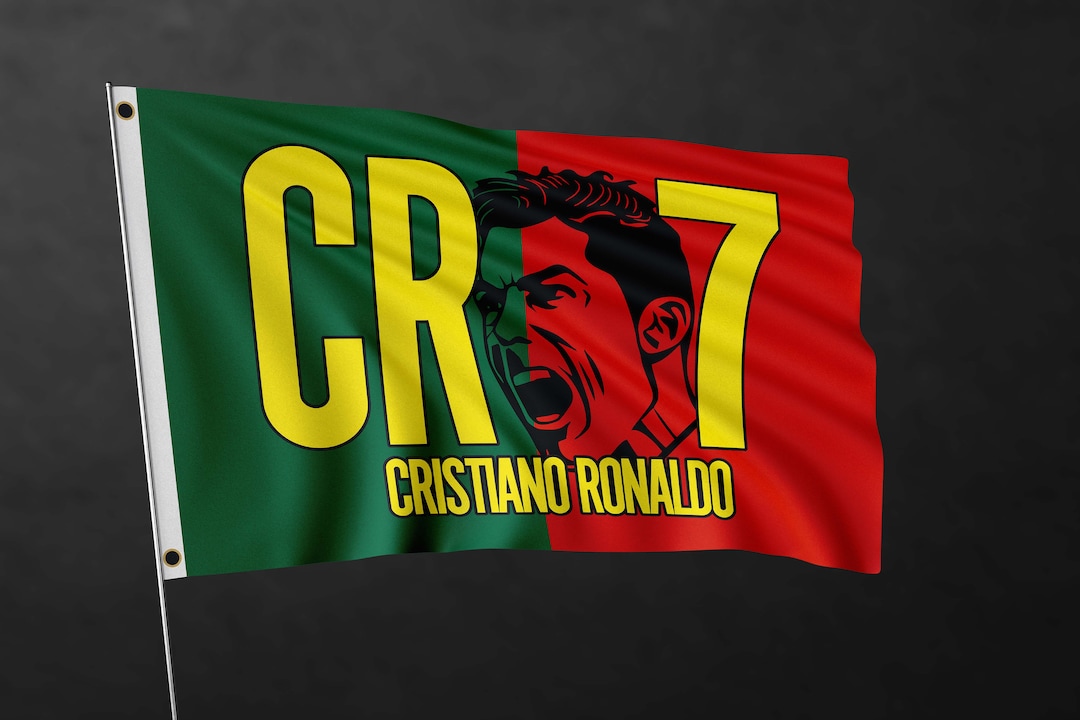 Cristiano Ronaldo Flag Banner | High Quality Materials - Etsy