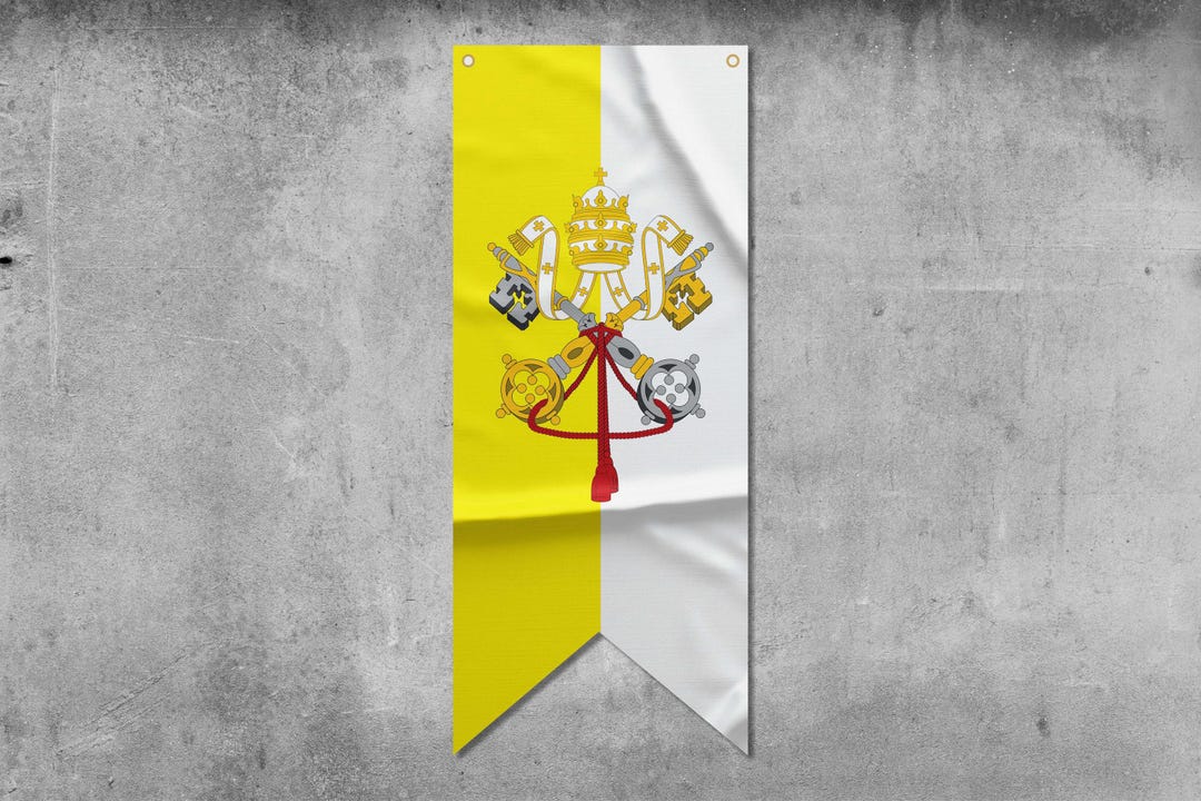 Vatican City Pennant Flag Banner | Country Flag Banner | High Quality ...
