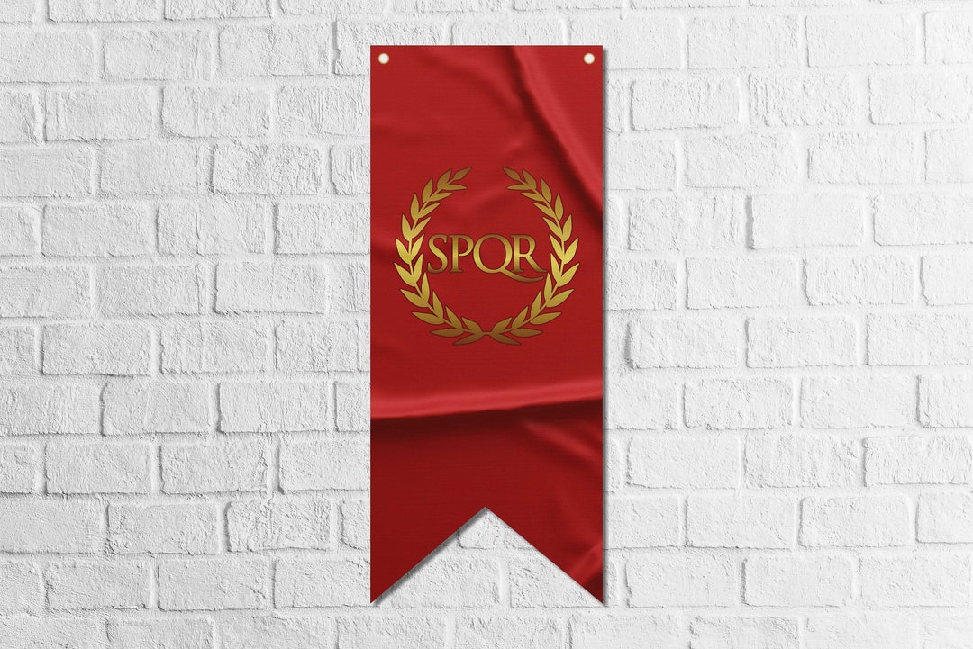Roman Empire SPQR Pennant Flag Banner | High Quality Materials | Size ...
