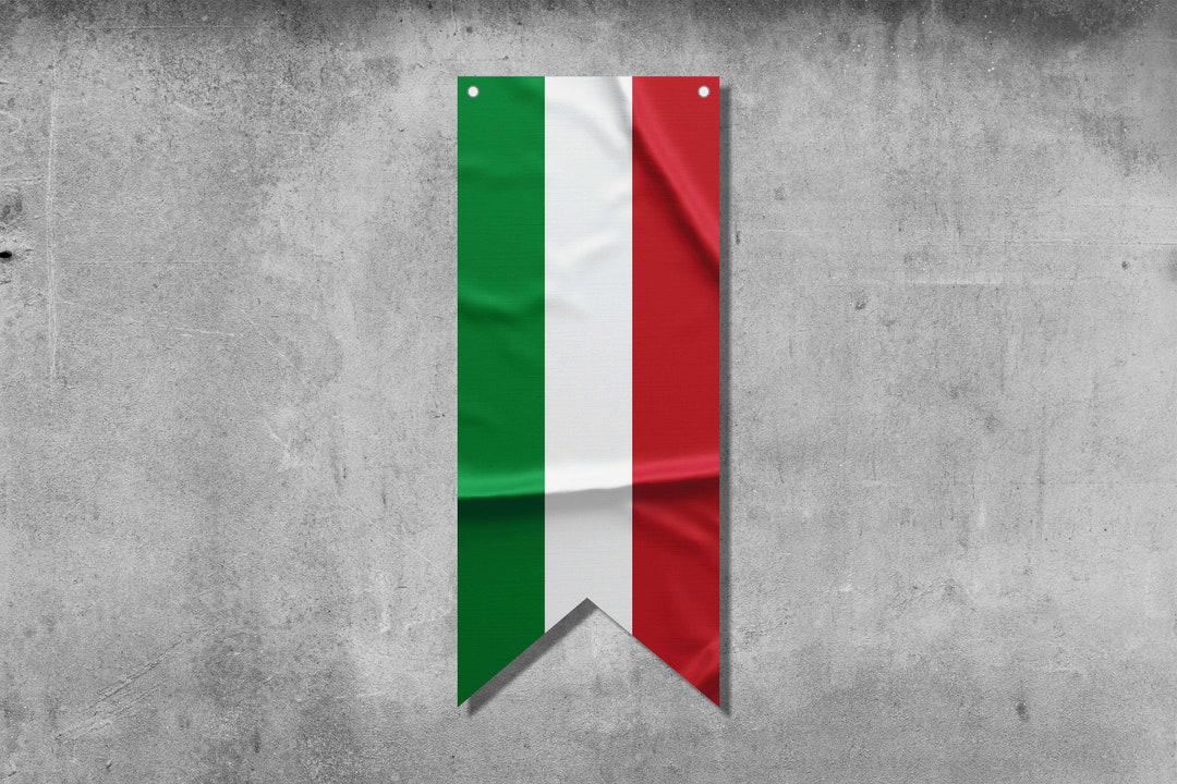 Italy Pennant Flag Banner | Country Flag Banner | High Quality ...