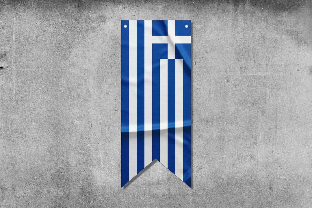 Greece Pennant Flag Banner | Country Flag Banner | High Quality ...