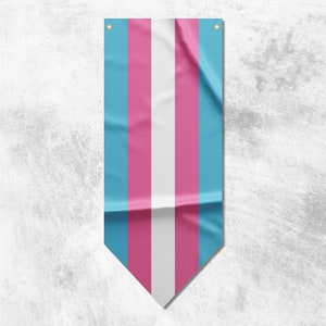 Transgender Pennant Flag Banner | Pride Flag Banners | High Quality ...
