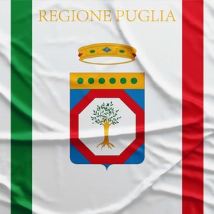 Apulia Flag Banner | Italy Region Flags | High Quality Materials - Etsy