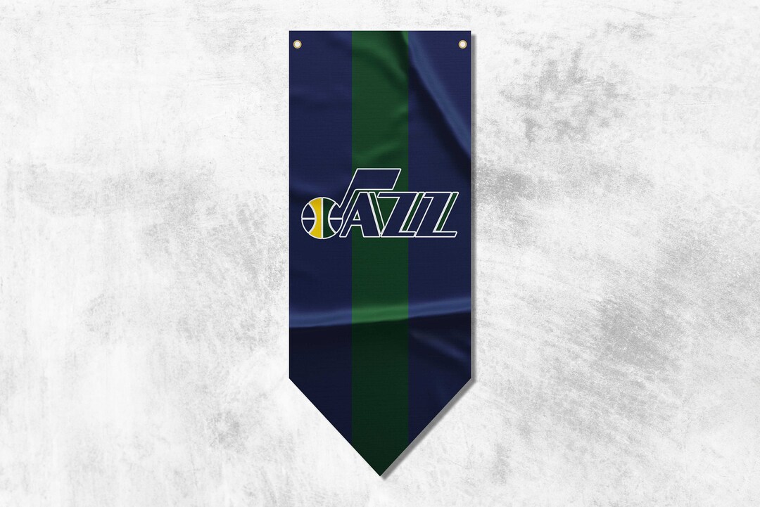 Utah Jazz Pennant Flag Banner | Basketball Banner | High Quality ...