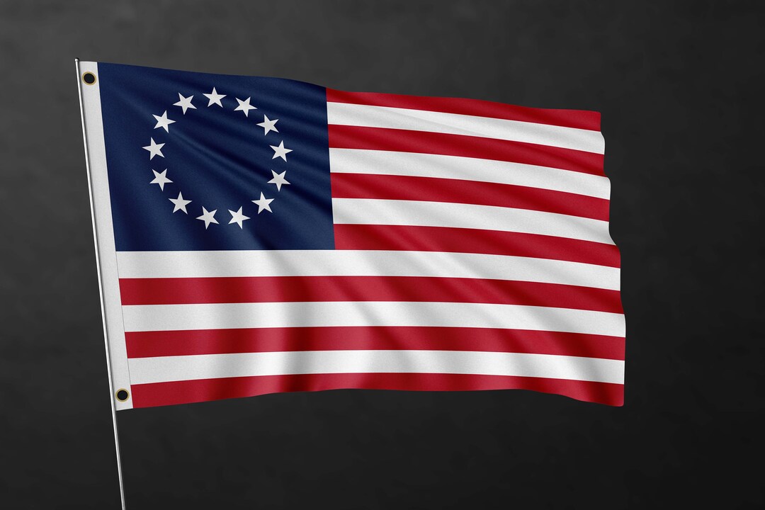 Betsy Ross Flag Banner | High Quality Materials - Etsy