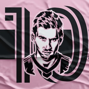 Lionel Messi Inter Miami Flag Banner High Quality Materials - Etsy