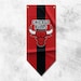 Chicago Bulls Pennant Flag Banner | Basketball Banner | High Quality ...