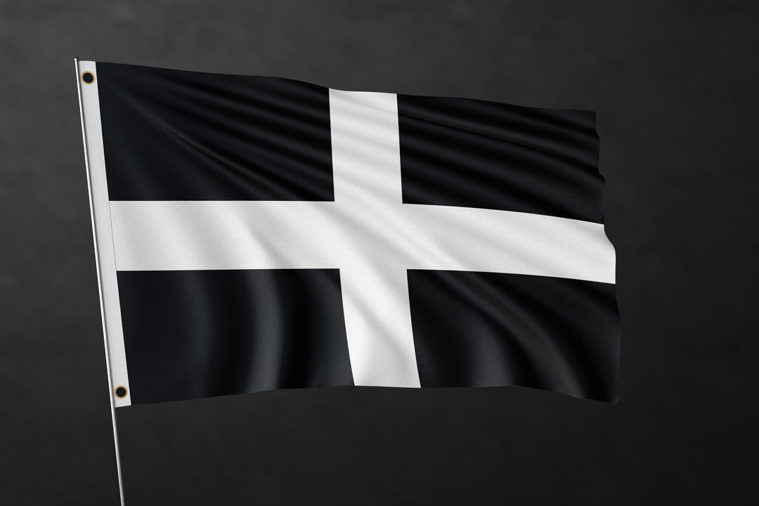 Cornwall Flag Banner | England County Flags | High Quality Materials - Etsy