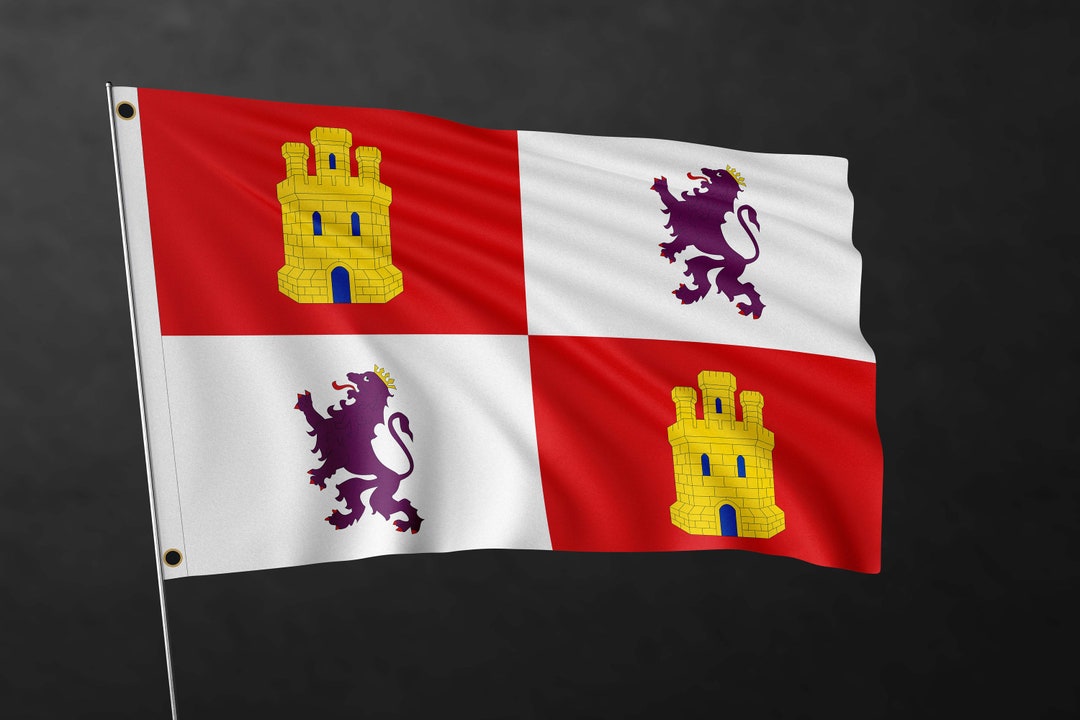 Castile and Leon Flag Banner | Spain Region Flags | High Quality ...
