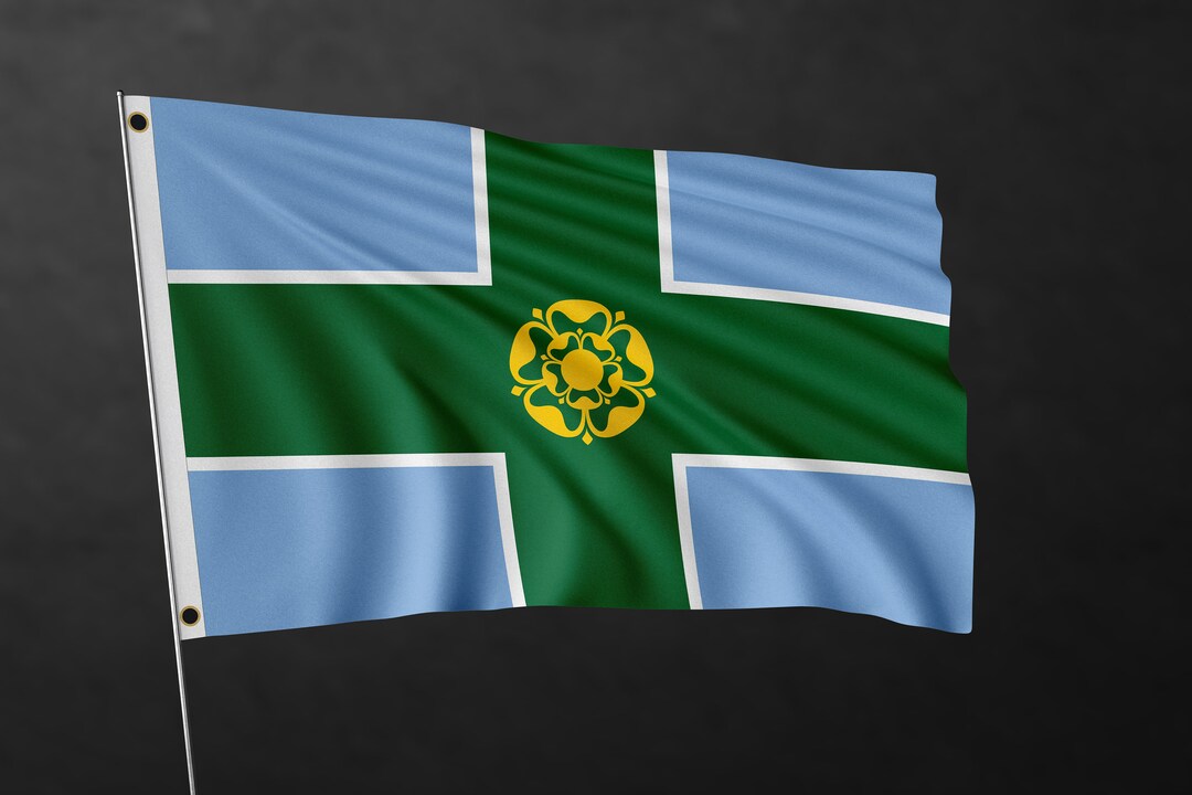 Derbyshire Flag Banner | England County Flags | High Quality Materials ...