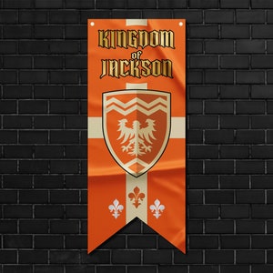 Customizable Kingdom Pennants | Personalized Swallowtail Pennants ...