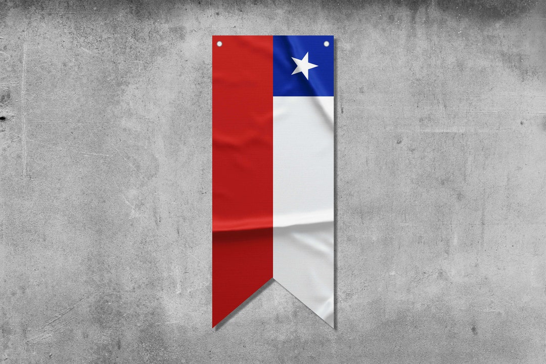 Chile Pennant Flag Banner | Country Flag Banner | High Quality ...