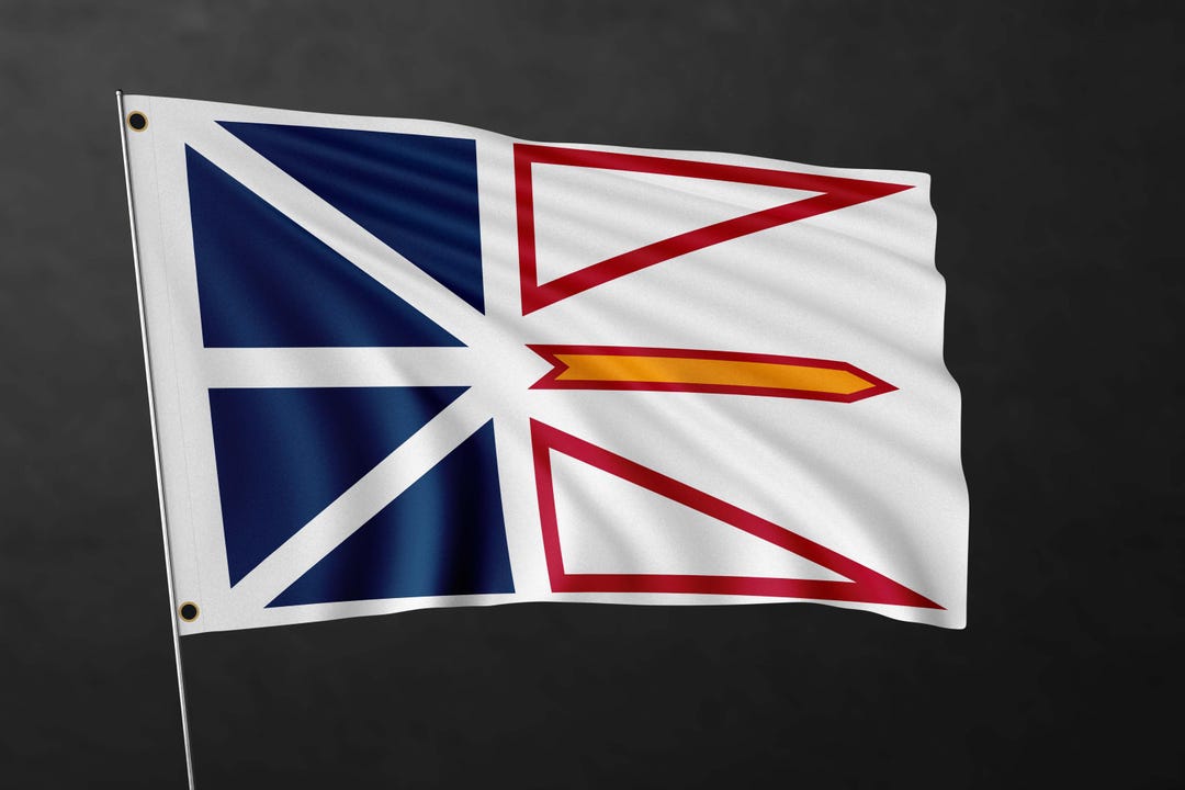 Newfoundland Flag Banner | Canadian Flags | High Quality Materials - Etsy
