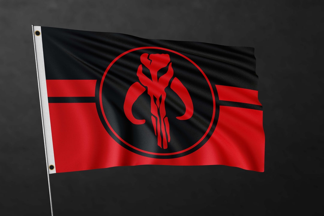Boba Fett Crest Flag Banner High Quality Materials - Etsy