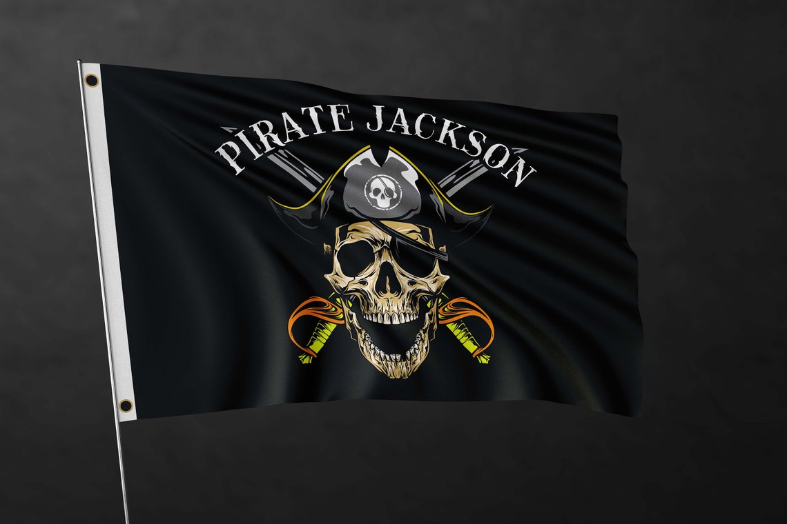 Customizable Pirate Flags Customized Flags Printing High - Etsy