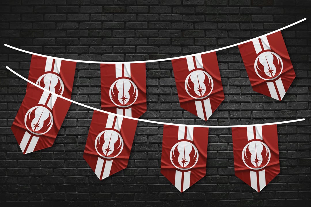 Jedi Order Bunting Flag Set | Pennant Flag | High Quality Materials ...