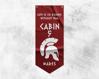 Camp Half-blood Percy Jackson Pennant Flag High Quality Materials Size ...