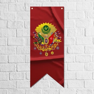 Ottoman Empire Pennant Flag Banner | High Quality Materials | Size ...