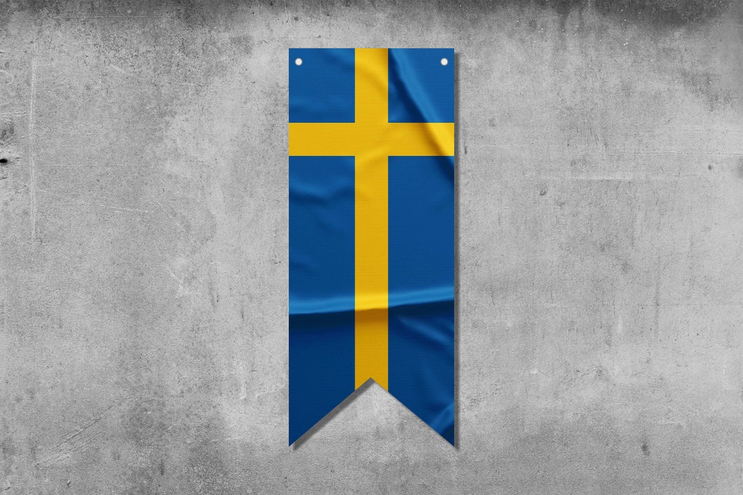 Sweden Pennant Flag Banner | Country Flag Banner | High Quality ...