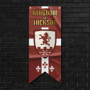 Customizable Kingdom Pennants | Personalized Swallowtail Pennants ...