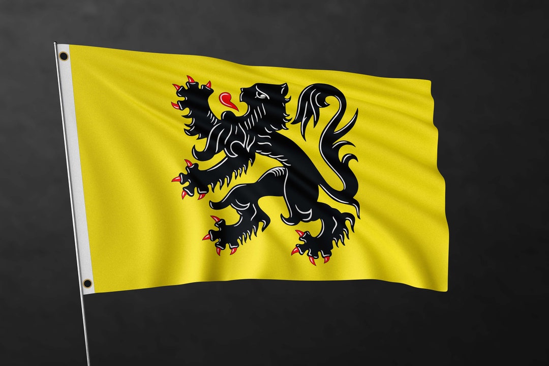 Drapeau de la Région flamande | Drapeaux de la région de la Belgique ...