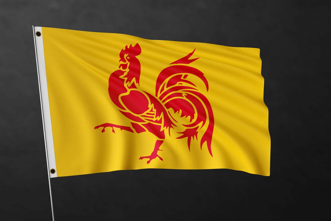Walloon Region Flag Banner | Belgium Region Flags | High Quality ...