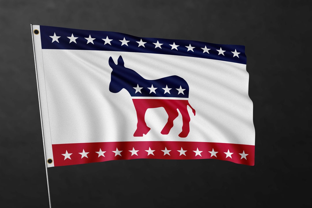 Democratic Party Flag Banner | Political Flags | High Quality Materials ...
