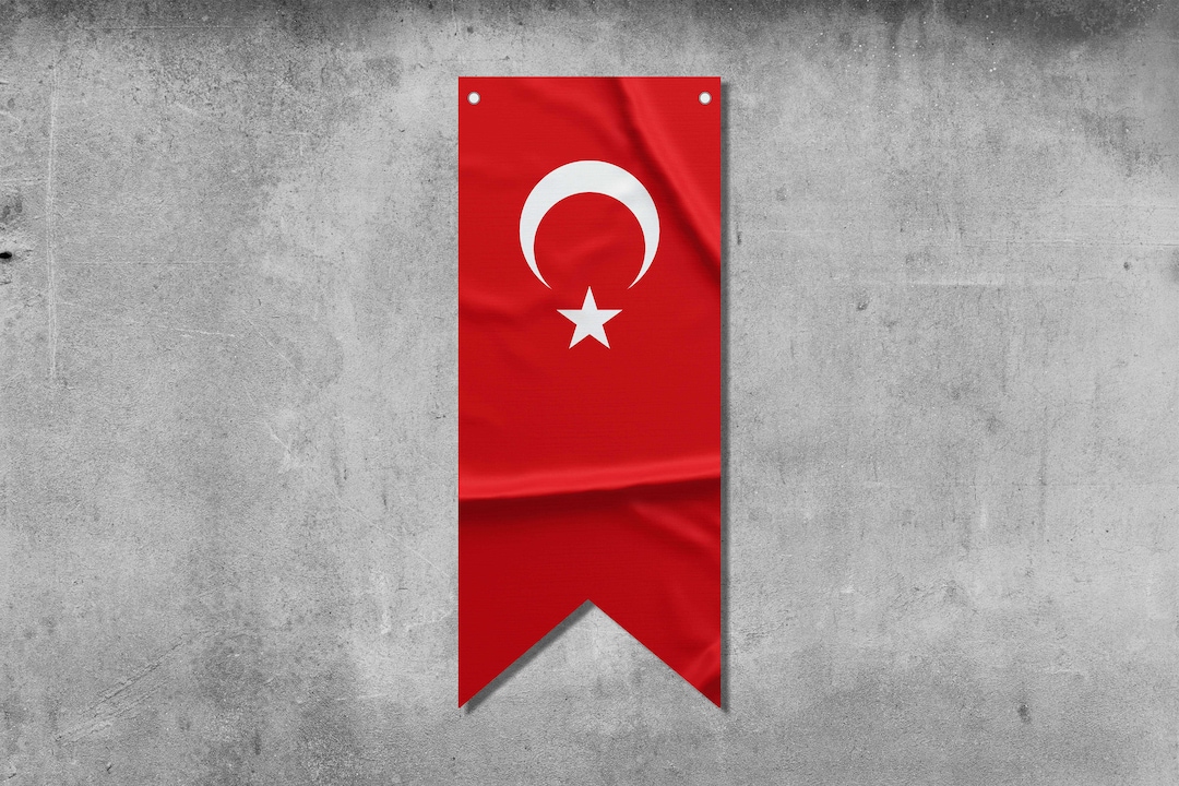 Turkey Pennant Flag Banner | Country Flag Banner | High Quality ...