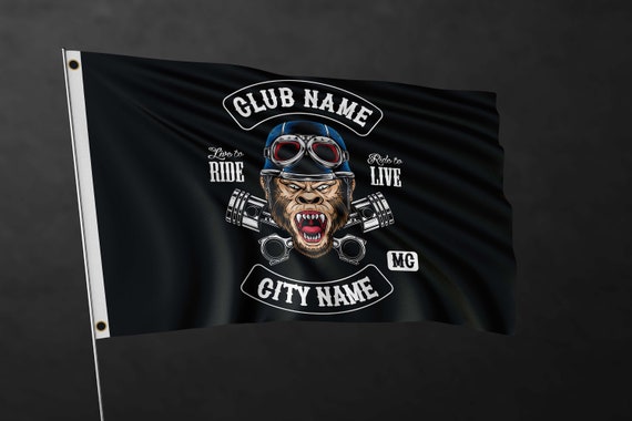 Customized Motorcycle Club Flags Biker Club Flags - Etsy