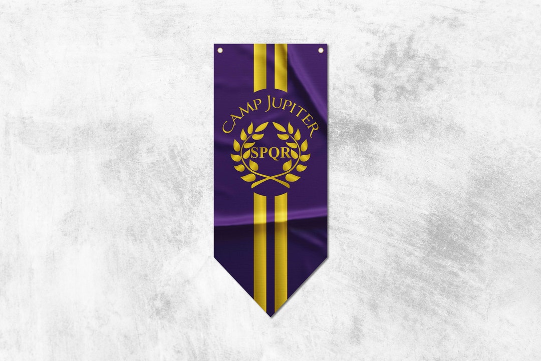Camp Jupiter Percy Jackson Pennant Flag | High Quality Materials | Size ...
