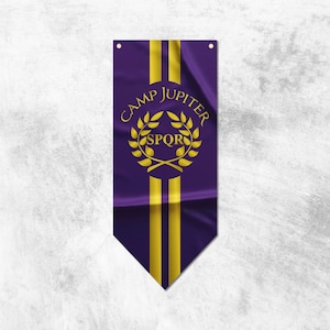 Camp Jupiter Percy Jackson Pennant Flag | High Quality Materials | Size ...