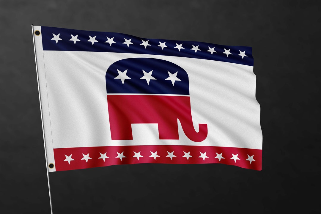Republican Party Flag Banner | Political Flags | High Quality Materials ...