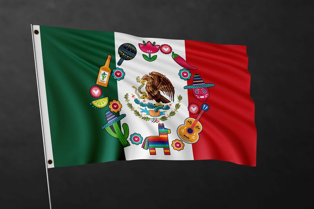 Cinco De Mayo Flag Banner | Mexican Flag | High Quality Materials - Etsy