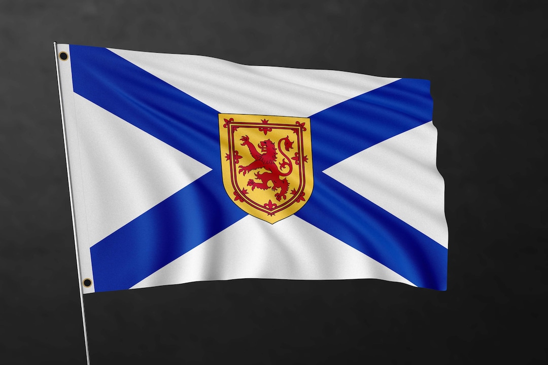 Nova Scotia Flag Banner | Canadian Flags | High Quality Materials - Etsy