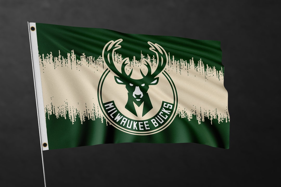 Milwaukee Bucks Flag Banner | Home Decor | Wall Decor | Outdoor ...