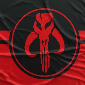 Boba Fett Crest Flag Banner High Quality Materials - Etsy