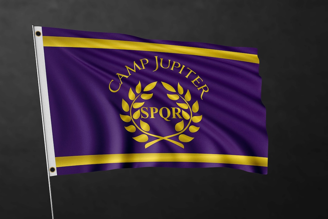 Camp Jupiter Flag Banner | Percy Jackson Camp Jupiter Flag | High ...