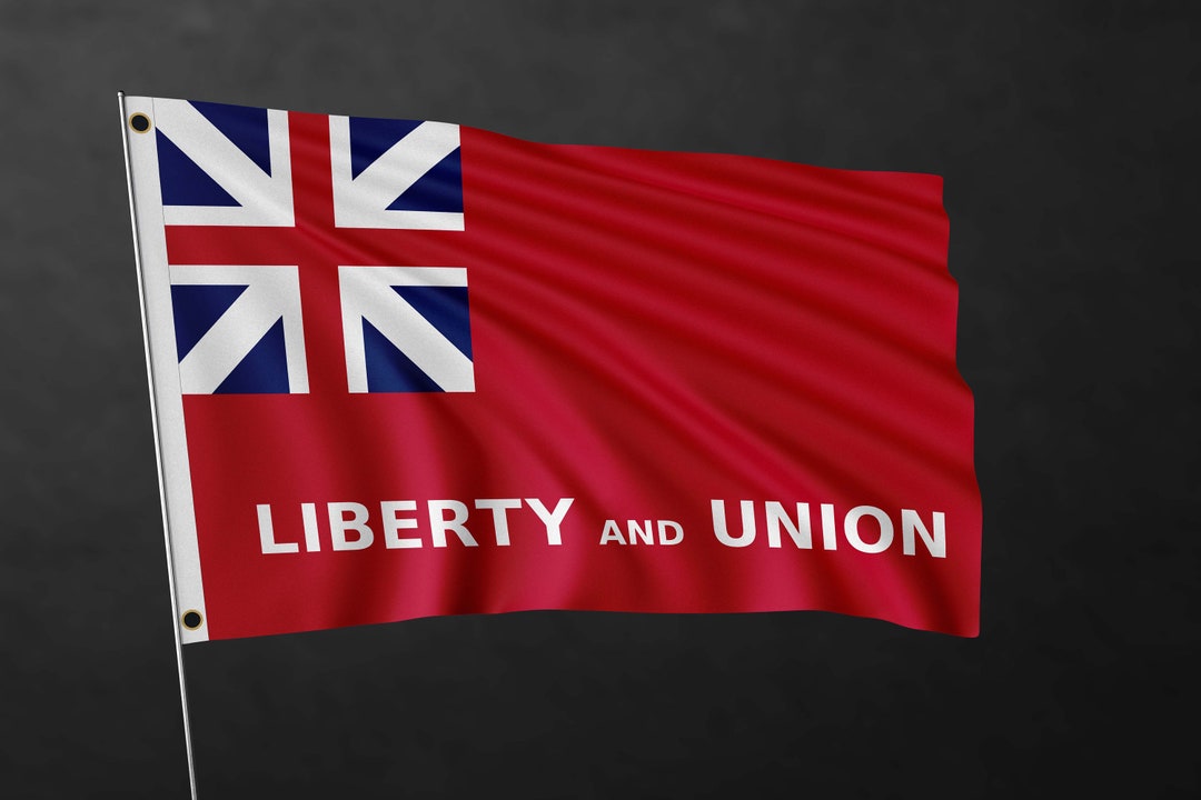 Liberty and Union Flag | Taunton Banner, Polyester With Eyelets - Etsy